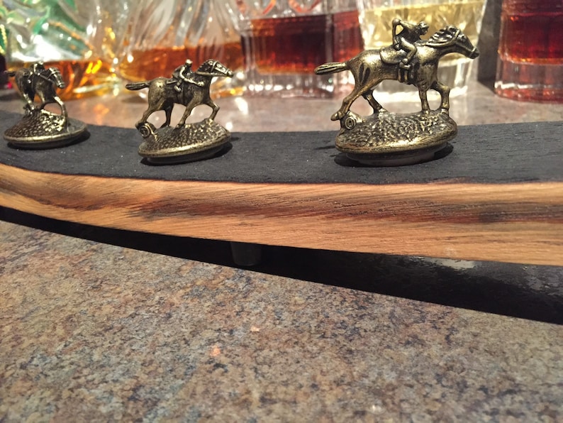 STAVE Blanton's Bourbon Stopper Dispay REAL Barrel Wood Whiskey Cork ...