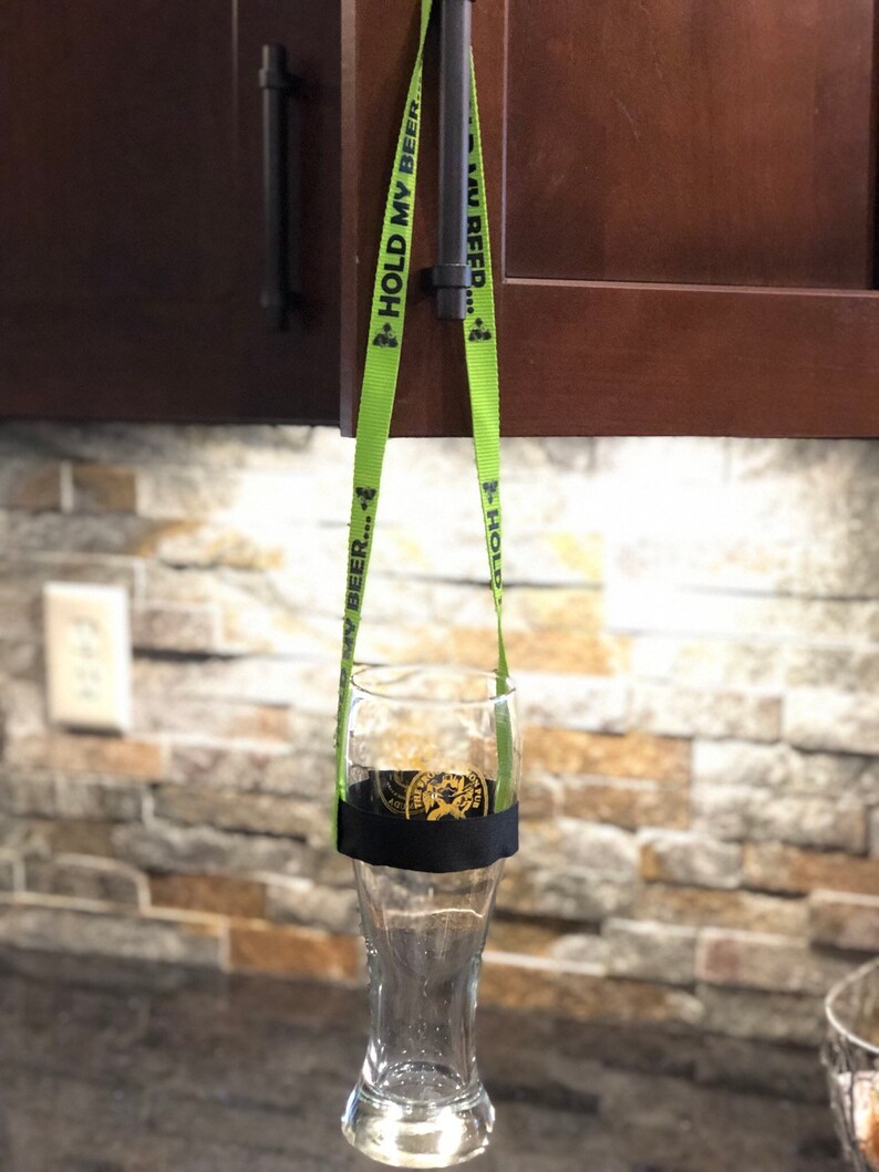Beer Festival Glass Harness Lanyard Sling Hold My Beer Pint | Etsy