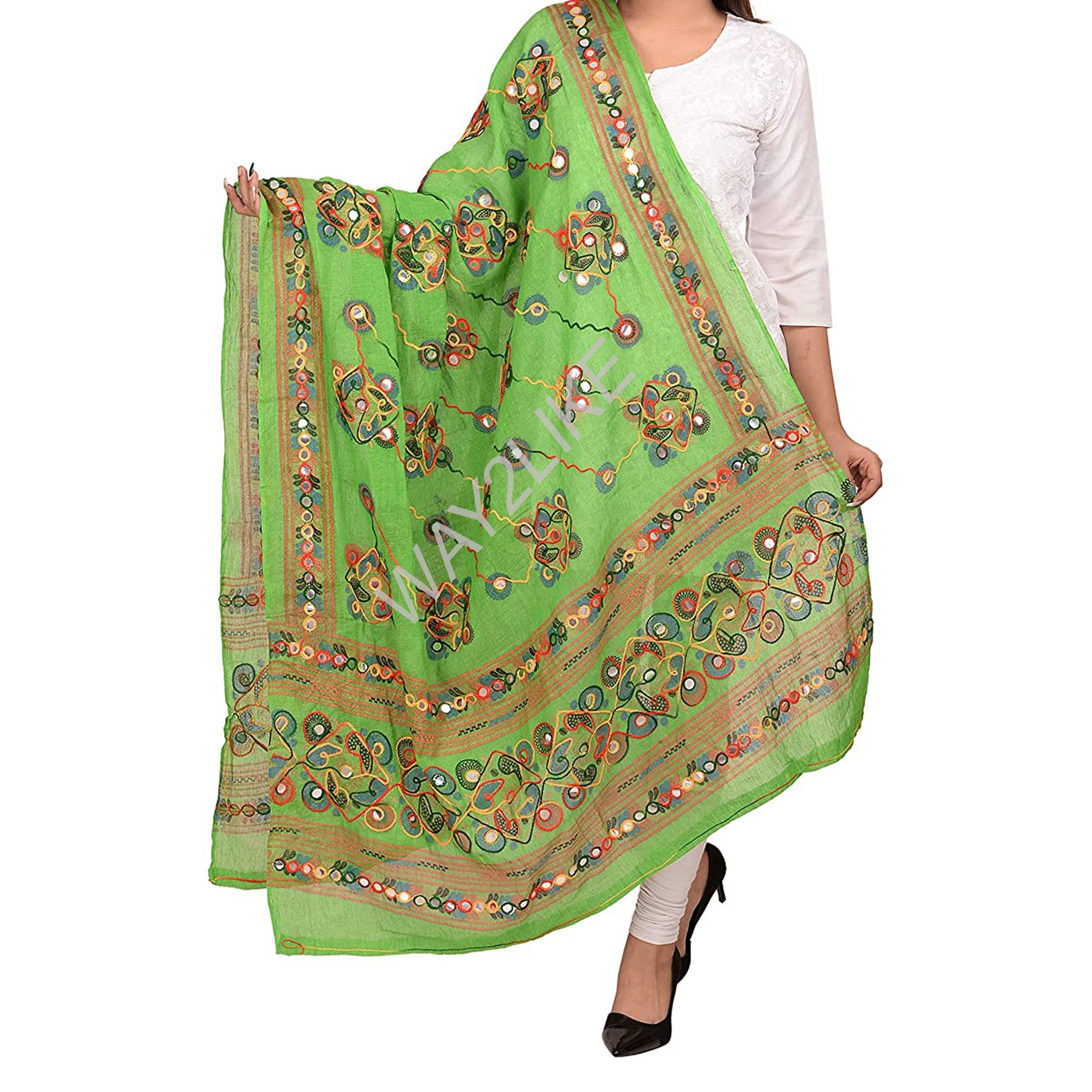 Women Dupatta Cotton Chunni Scarves Stole Handmade | Etsy