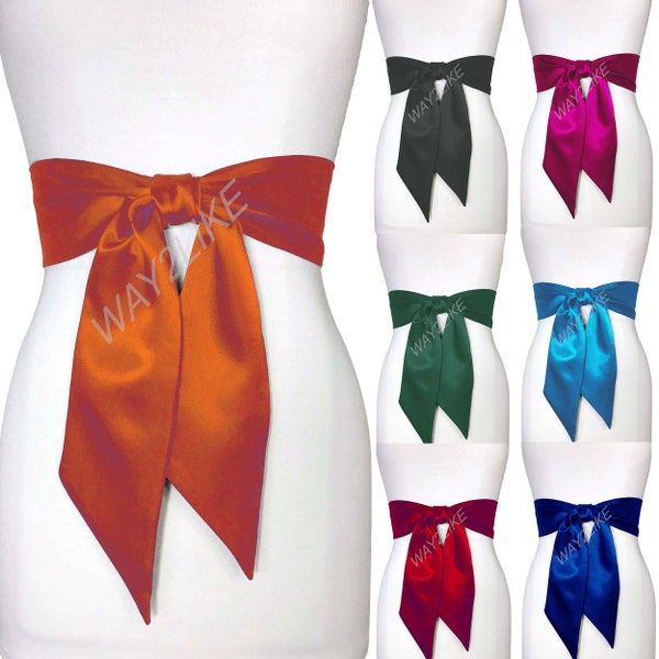 Red Satin Sash - Etsy