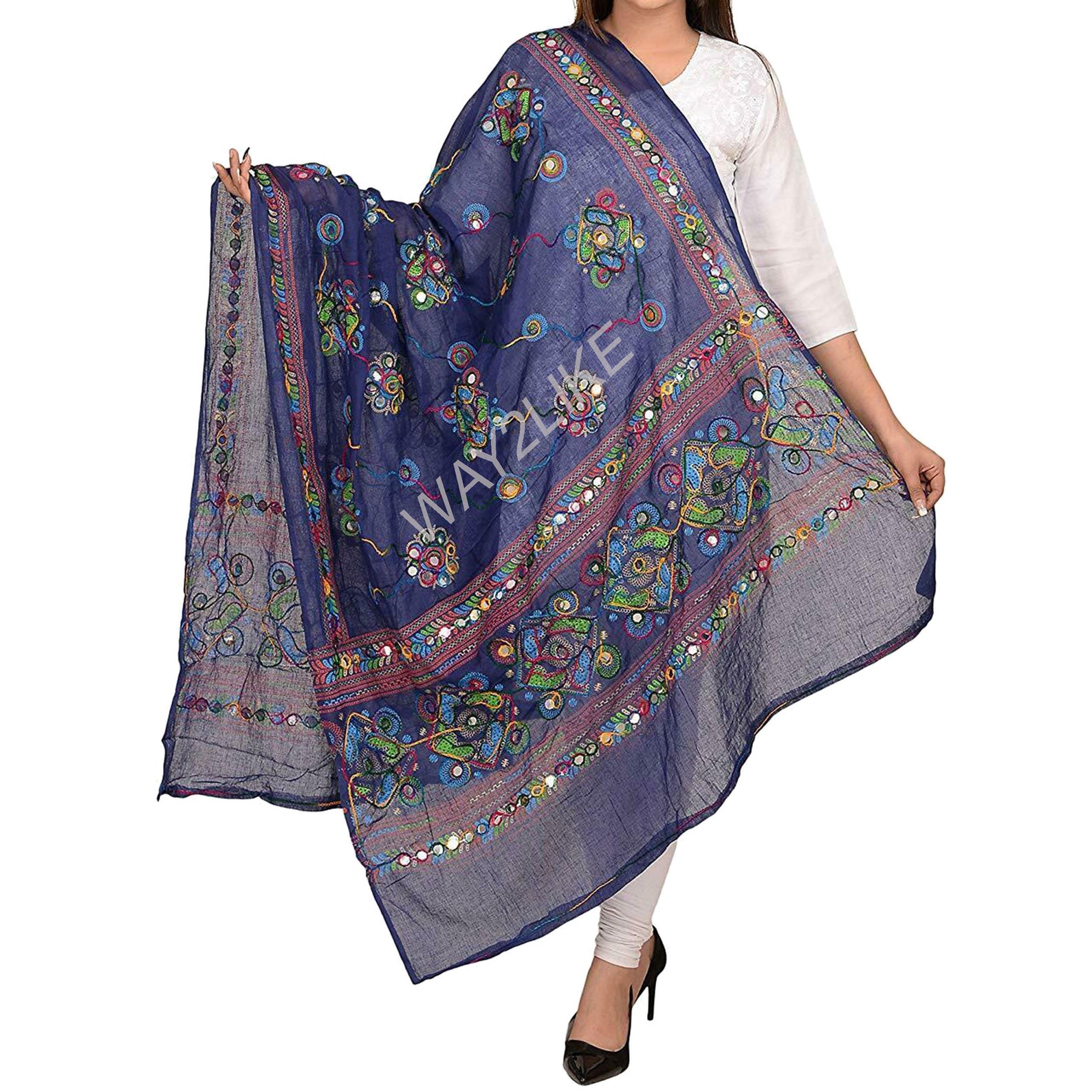 Women Dupatta Cotton Chunni Scarves Stole Handmade | Etsy