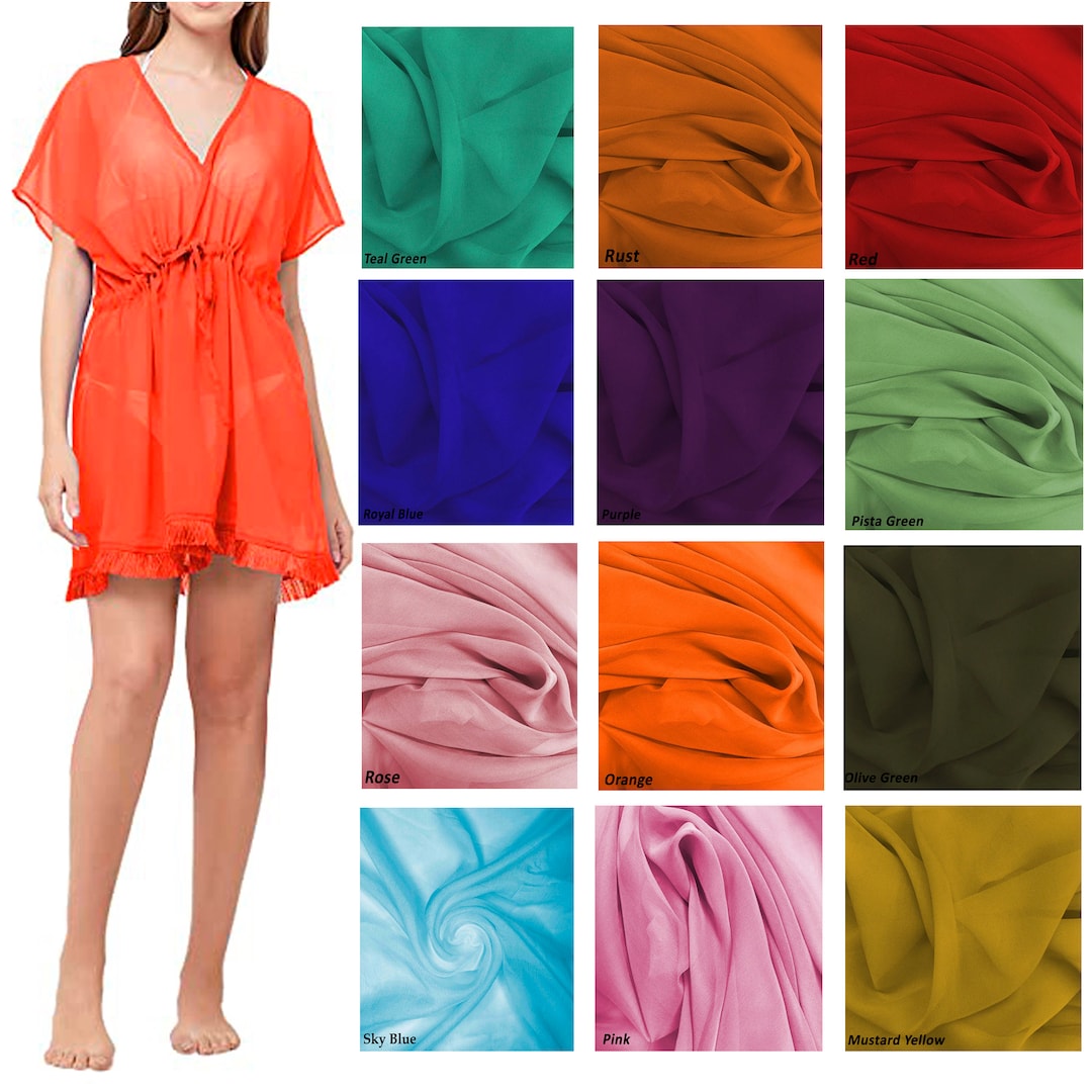 Sarong Ruffle Pareo Cover up Beachwear Swimsuit - Etsy