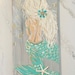 Horizontal Mermaid Original Painting on Wood in Navy’s and Aqua - Etsy