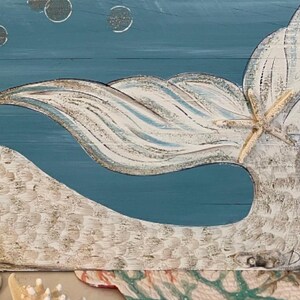 Mermaid Laying Down in Ivorys and Blues - Etsy