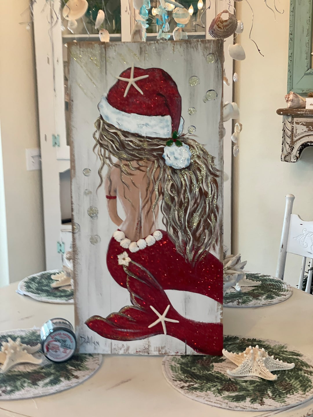 Mermaid Santa - Etsy