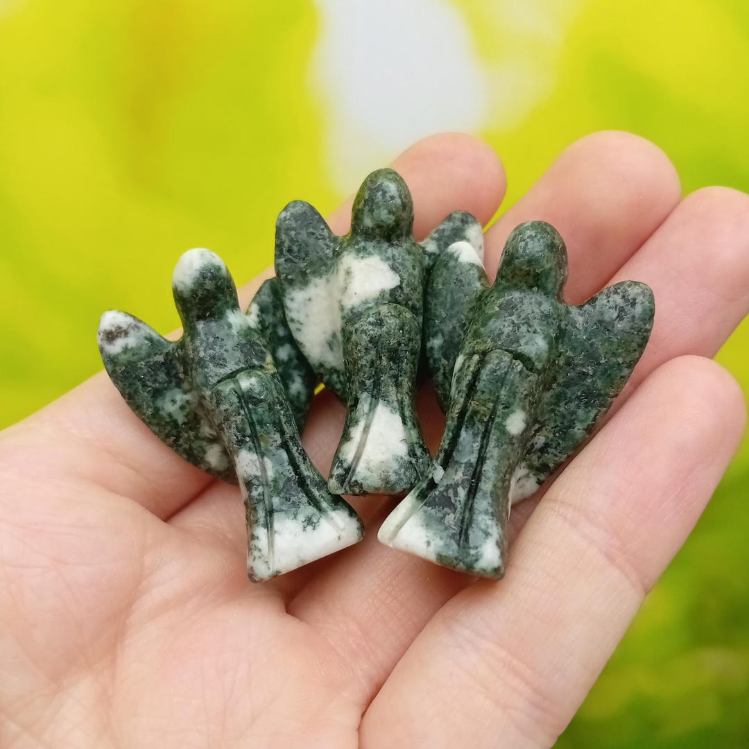 Preseli Bluestone Mini Angel | Stonehenge | UK Mineral - Etsy