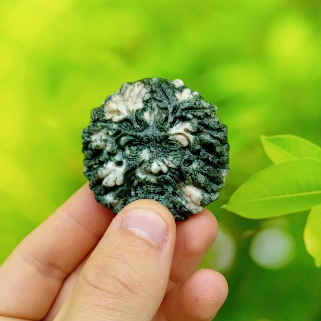 Preseli Bluestone Green Man Carving | Stonehenge | UK Mineral - Etsy UK