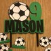 Soccer Cake Topper - Etsy