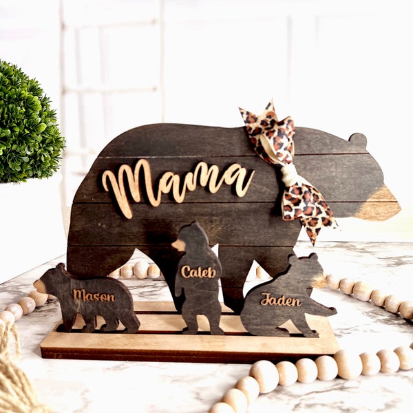 Metal Mama Bear Sign - Etsy