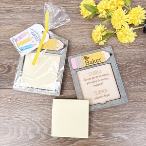 Teacher Appreciation Gift / Post-it Note Holder / Teacher Back to ...
