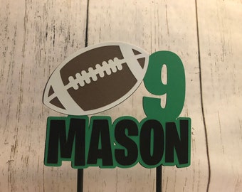 Football Cake Topper|personalized Football Cake Topper|football ...