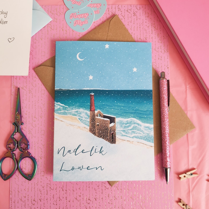 Cornish Christmas Cards - Etsy UK