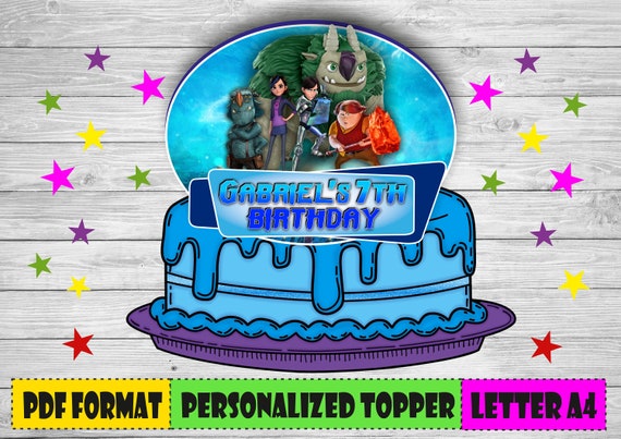 Digital Trollhunters Personalized Cake Topper Trollhunters | Etsy