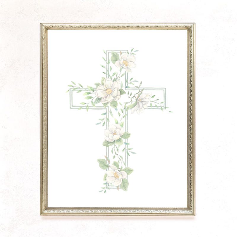 Watercolor Cross - Etsy