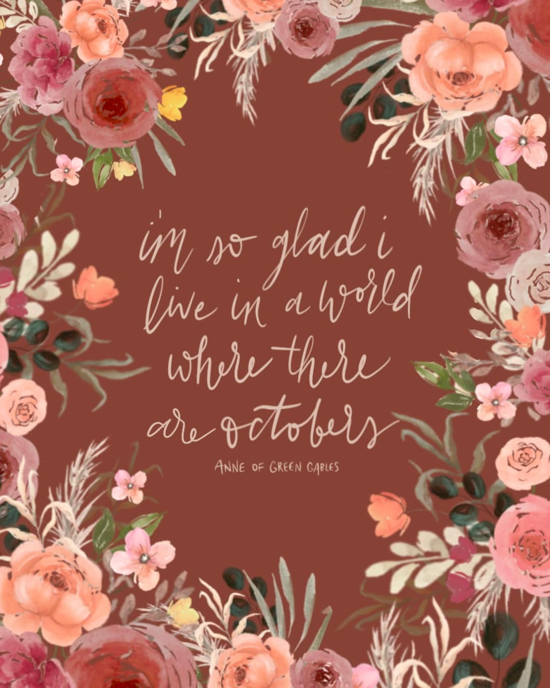 Fall Sayings, Fall Quotes, Fall Watercolor Prints - Etsy