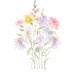 Personalized Watercolor Birth Month Flower Bouquet Print, Floral ...