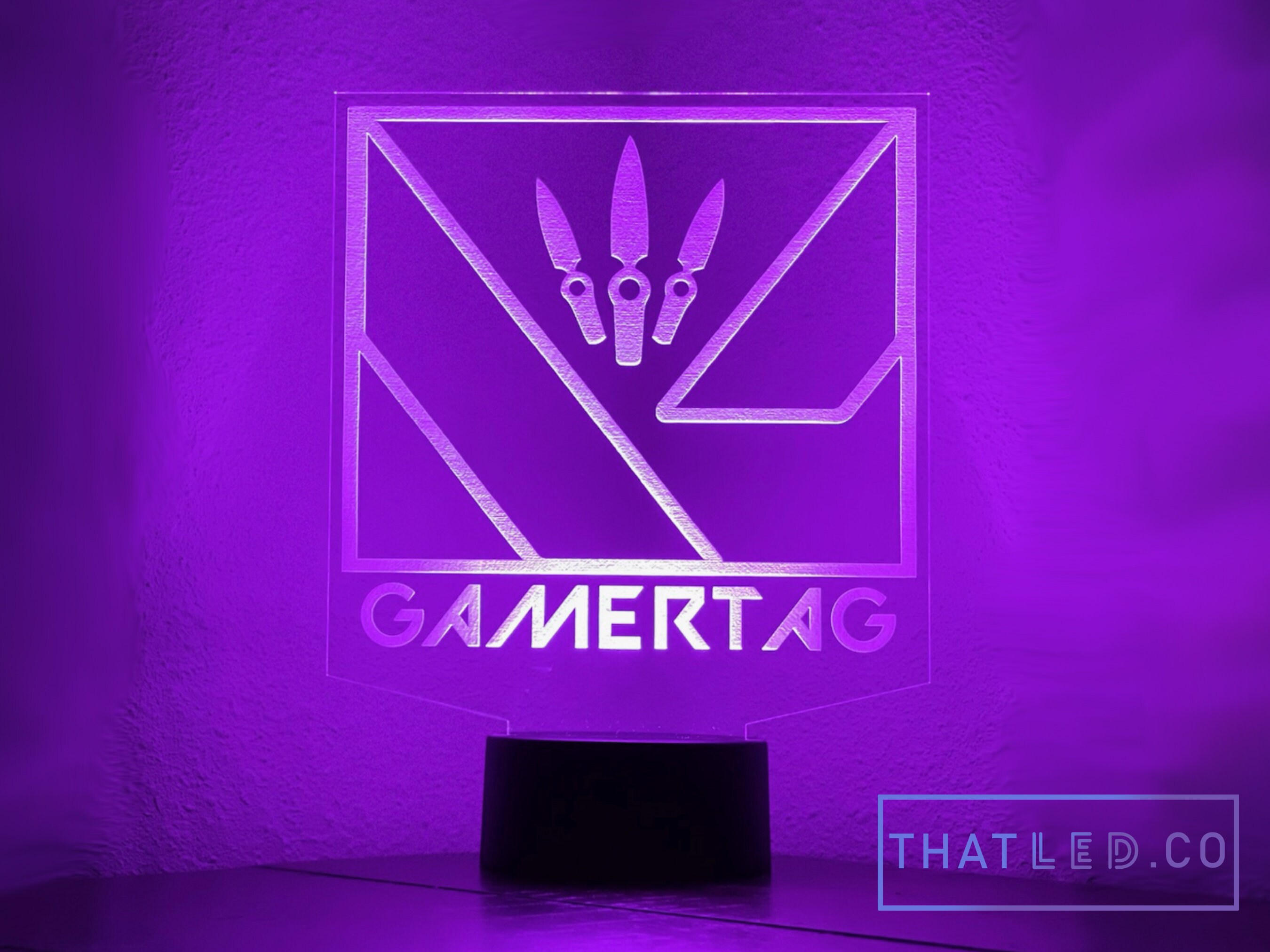 Strategy Shooter Game Inspired Backlit LED W/ Custom Gamertag - Etsy