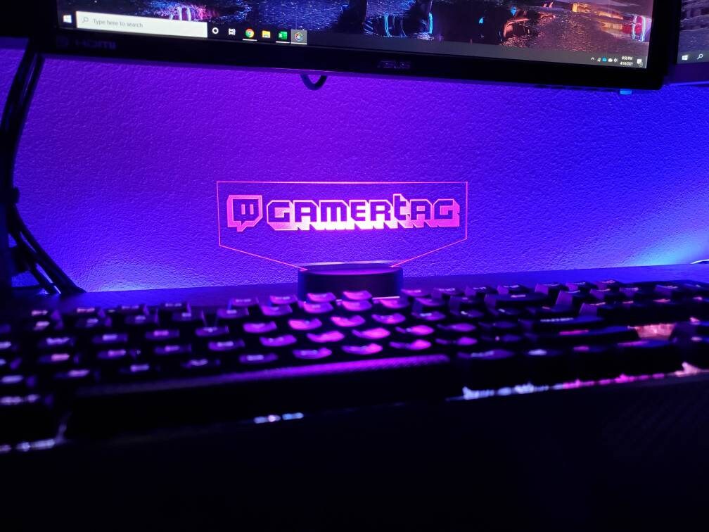 Custom Gaming LED Light Tons of Options Great Gift for - Etsy