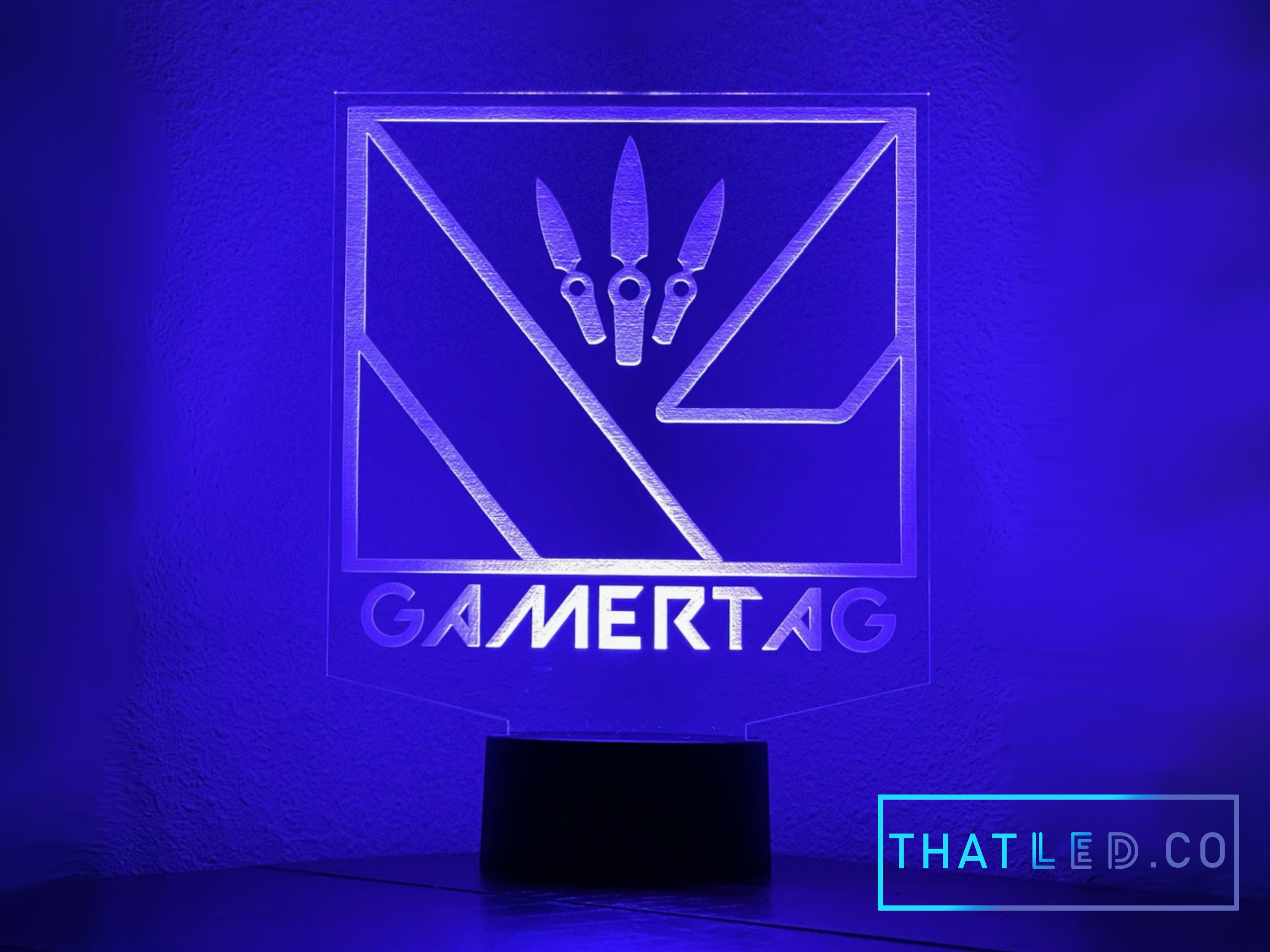Strategy Shooter Game Inspired Backlit LED W/ Custom Gamertag - Etsy