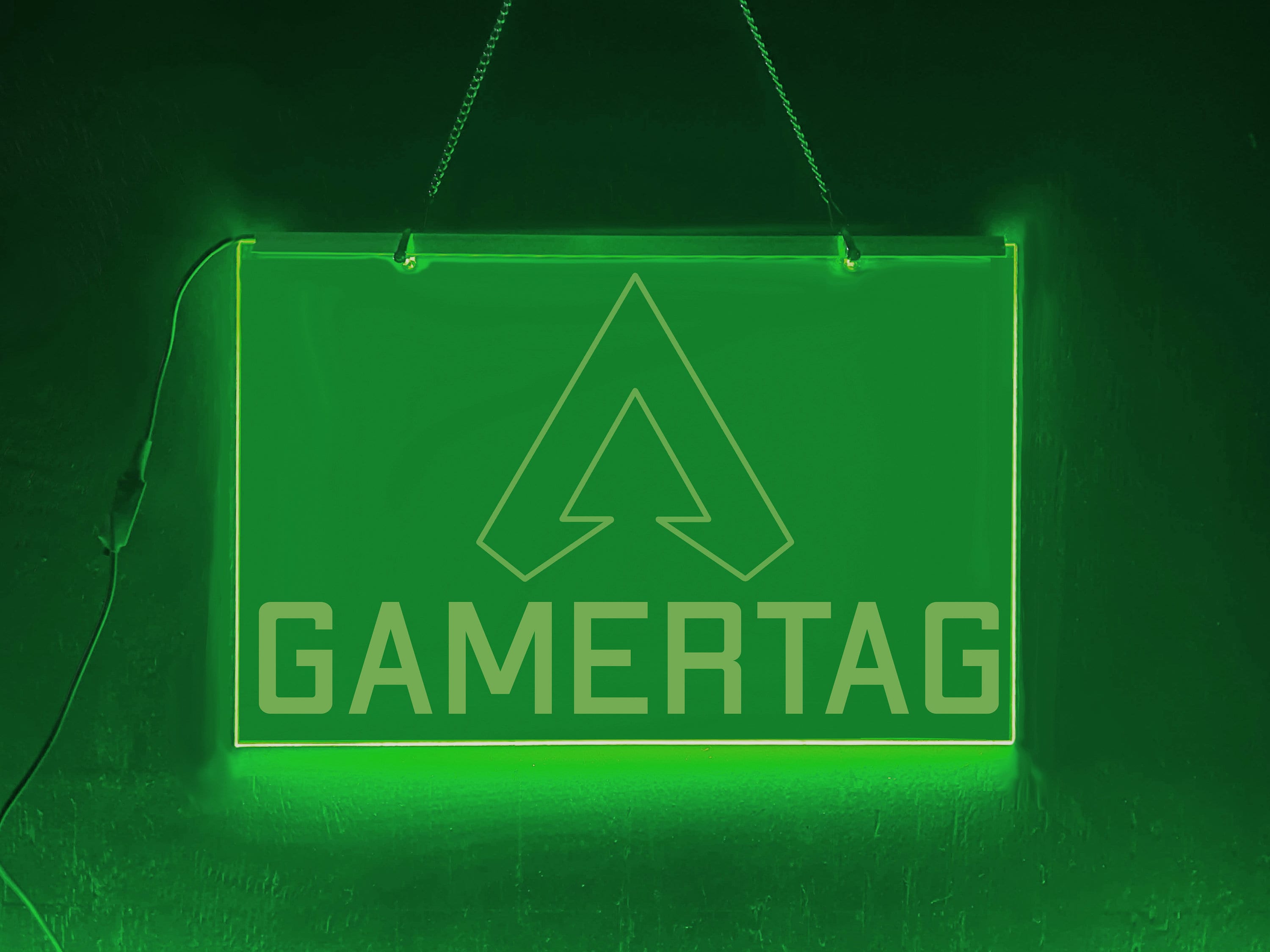 Custom Gamertag - Battle Royal Wall Hanging LED - With Choice of ...
