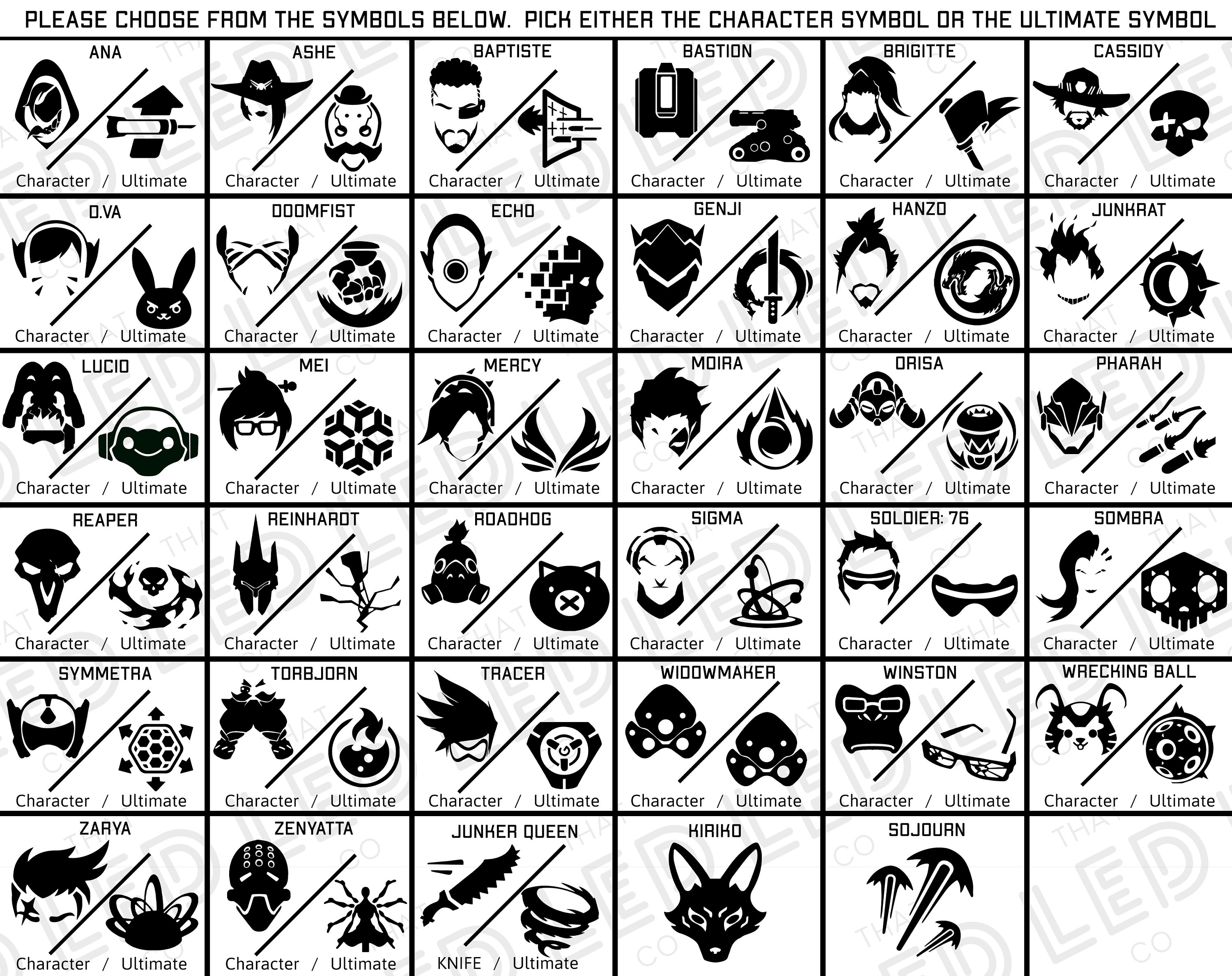 FPS Game Inspired Backlit LED w/ Custom Gamertag - Character Symbol or ...