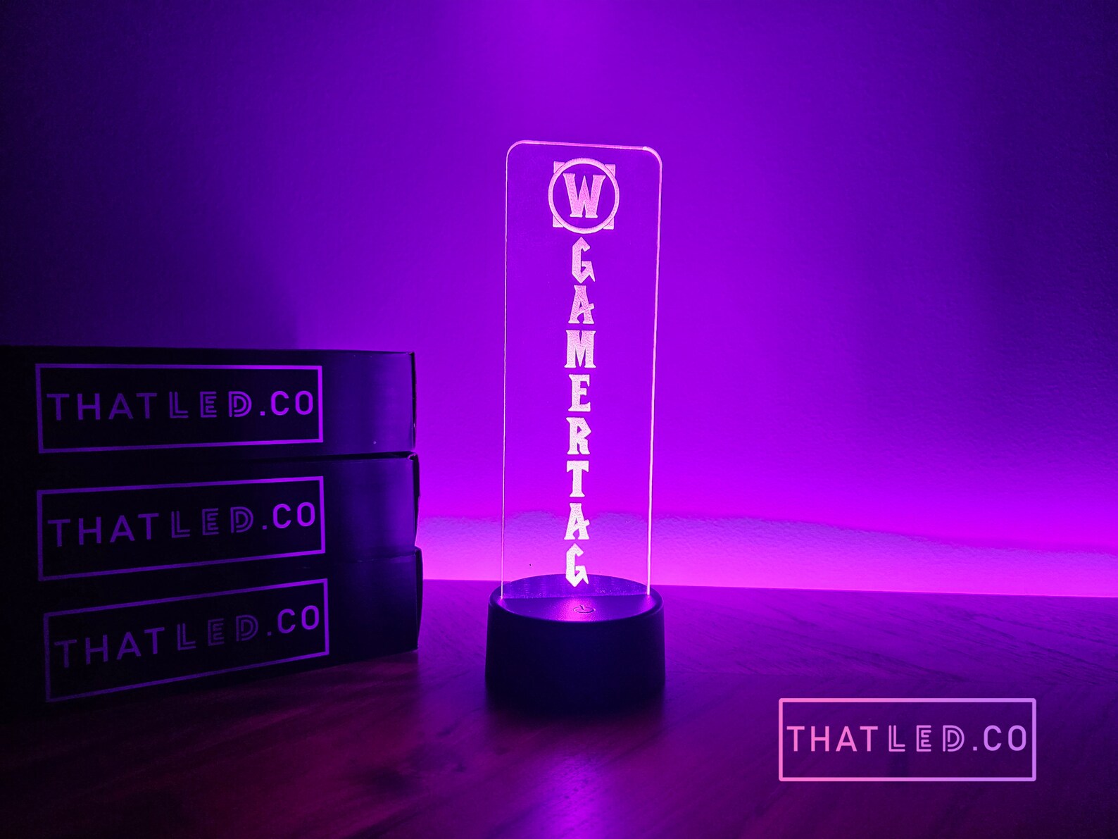 Custom Vertical MMORPG Classic Game Inspired Single Base LED With ...
