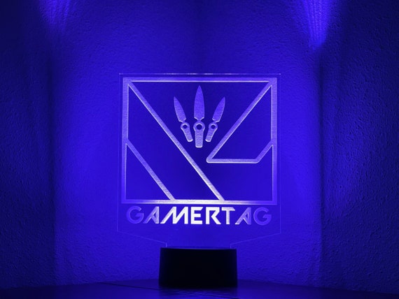 Strategy Shooter Game Inspired Backlit LED W/ Custom Gamertag - Etsy