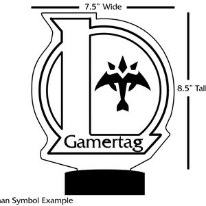 Classic MOBA Inspired LED With Custom Gamertag - Great Gift for Gamers ...