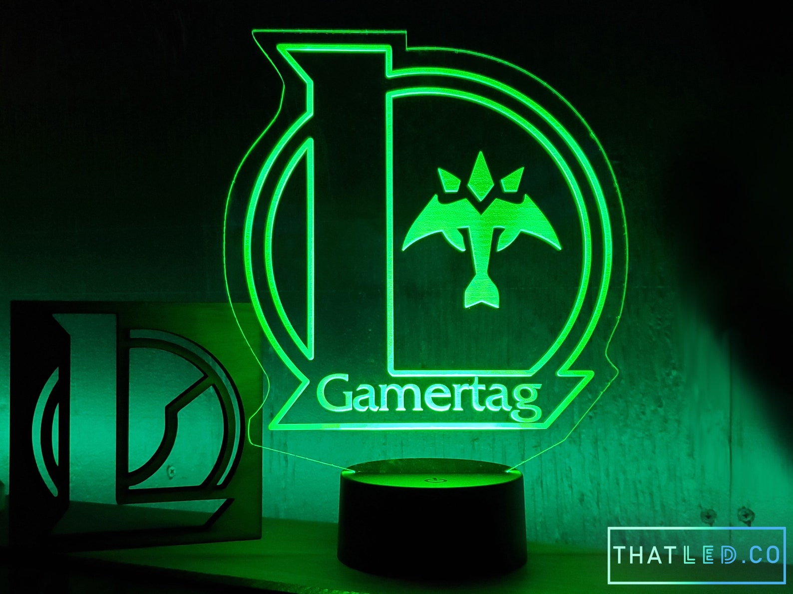 Classic MOBA Inspired LED With Custom Gamertag Great Gift - Etsy