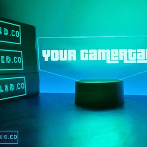 Custom Action Adventure Classic Game Inspired Single Base LED With ...