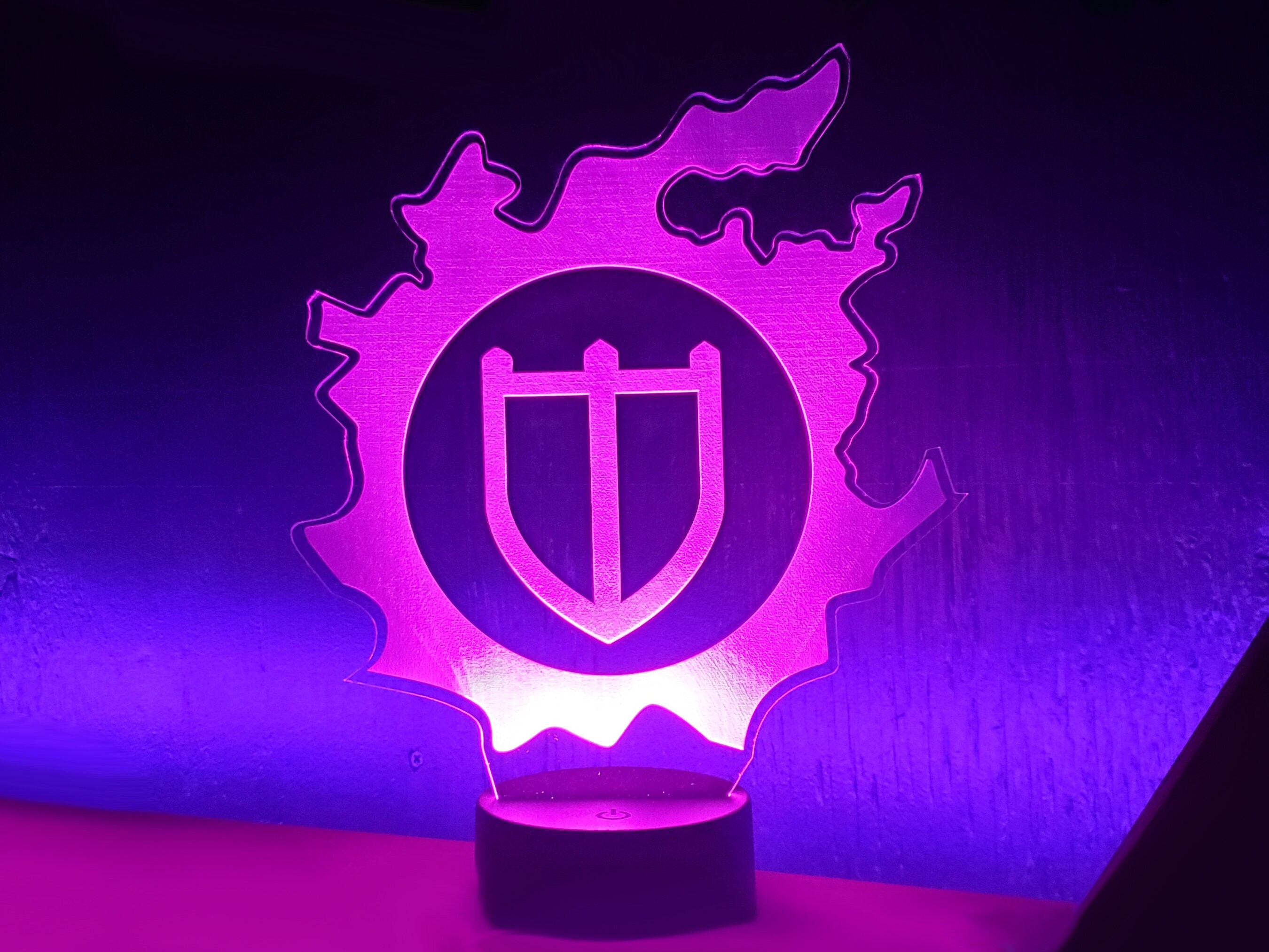 FFXIV Inspired Backlit LED Character Job Class Symbol - Etsy