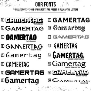 Custom Gamertag Dual Base LED - for Streamers, Gamers, and Groomsman ...