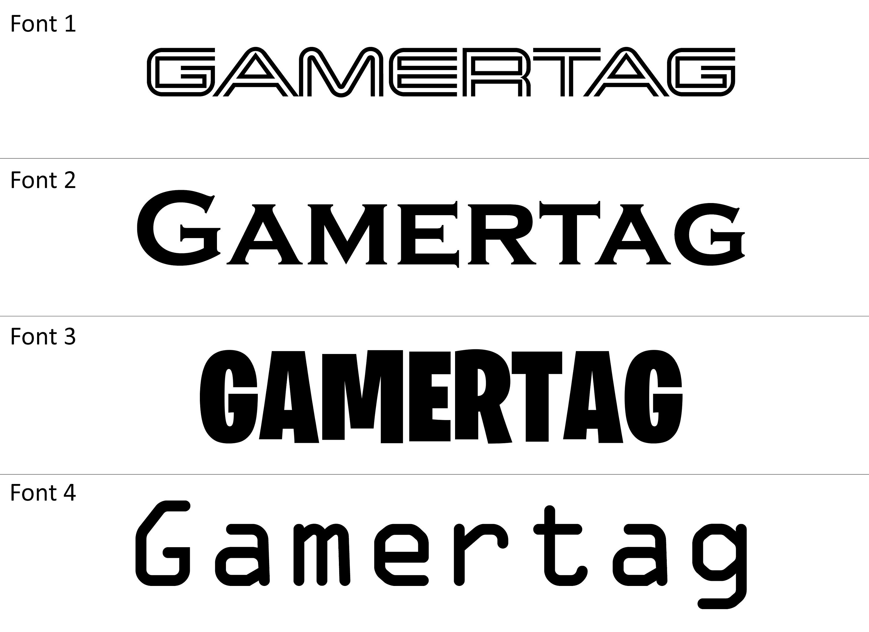 Custom Gamertag Dual Base Backlit LED | Etsy