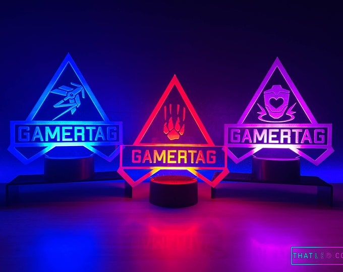Custom Vertical MMORPG Classic Game Inspired Single Base LED With ...