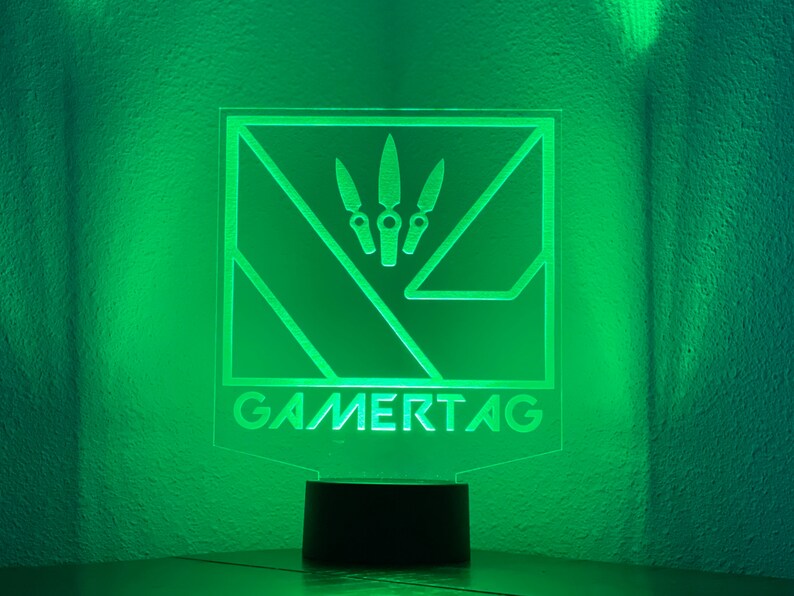 Strategy Shooter Game Inspired Backlit LED W/ Custom Gamertag - Etsy