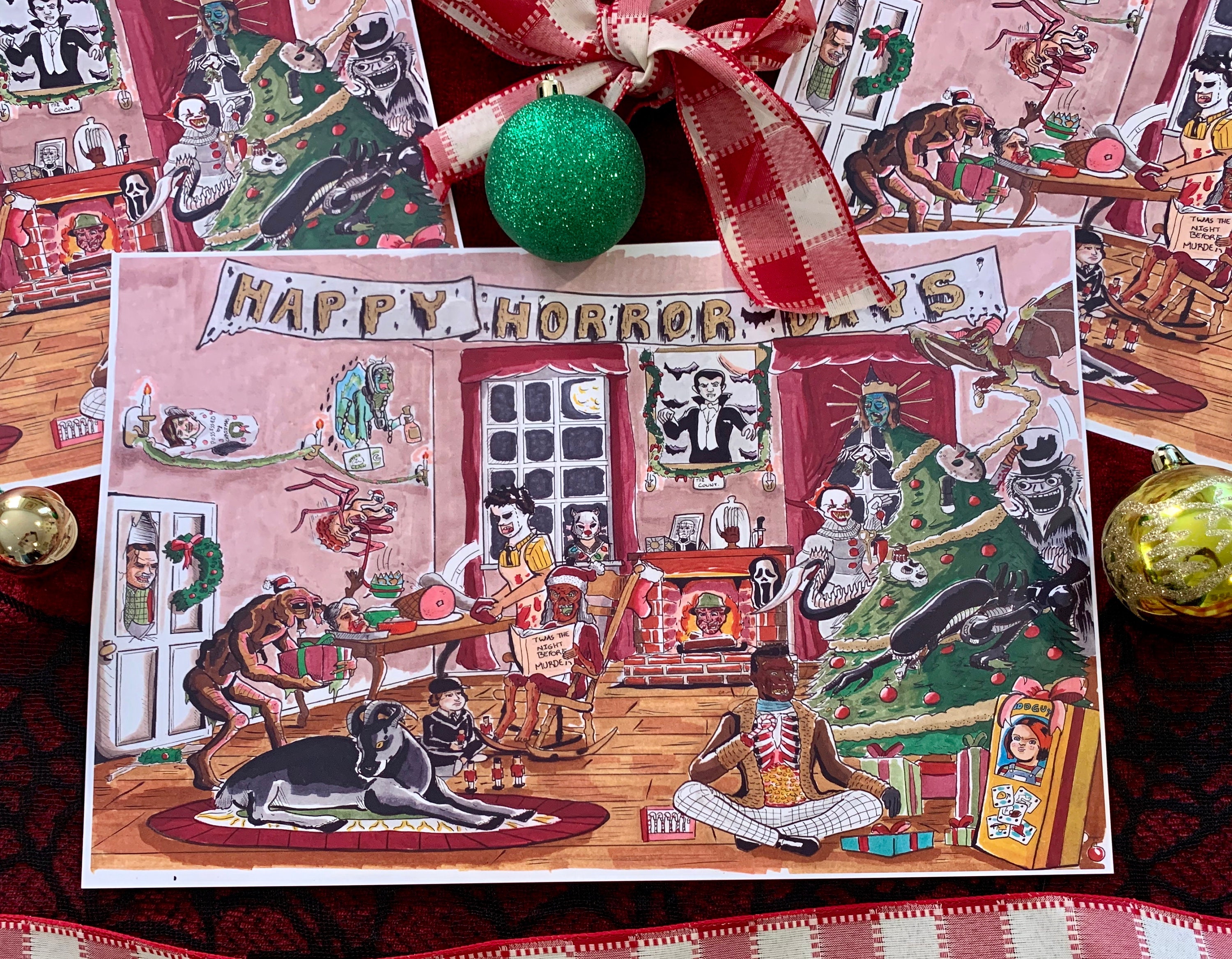 Happy Horror Days Holiday Poster. - Etsy