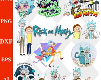 Rick and morty svg | Etsy