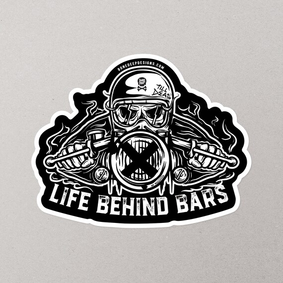Life Behind Bars Decal | Etsy
