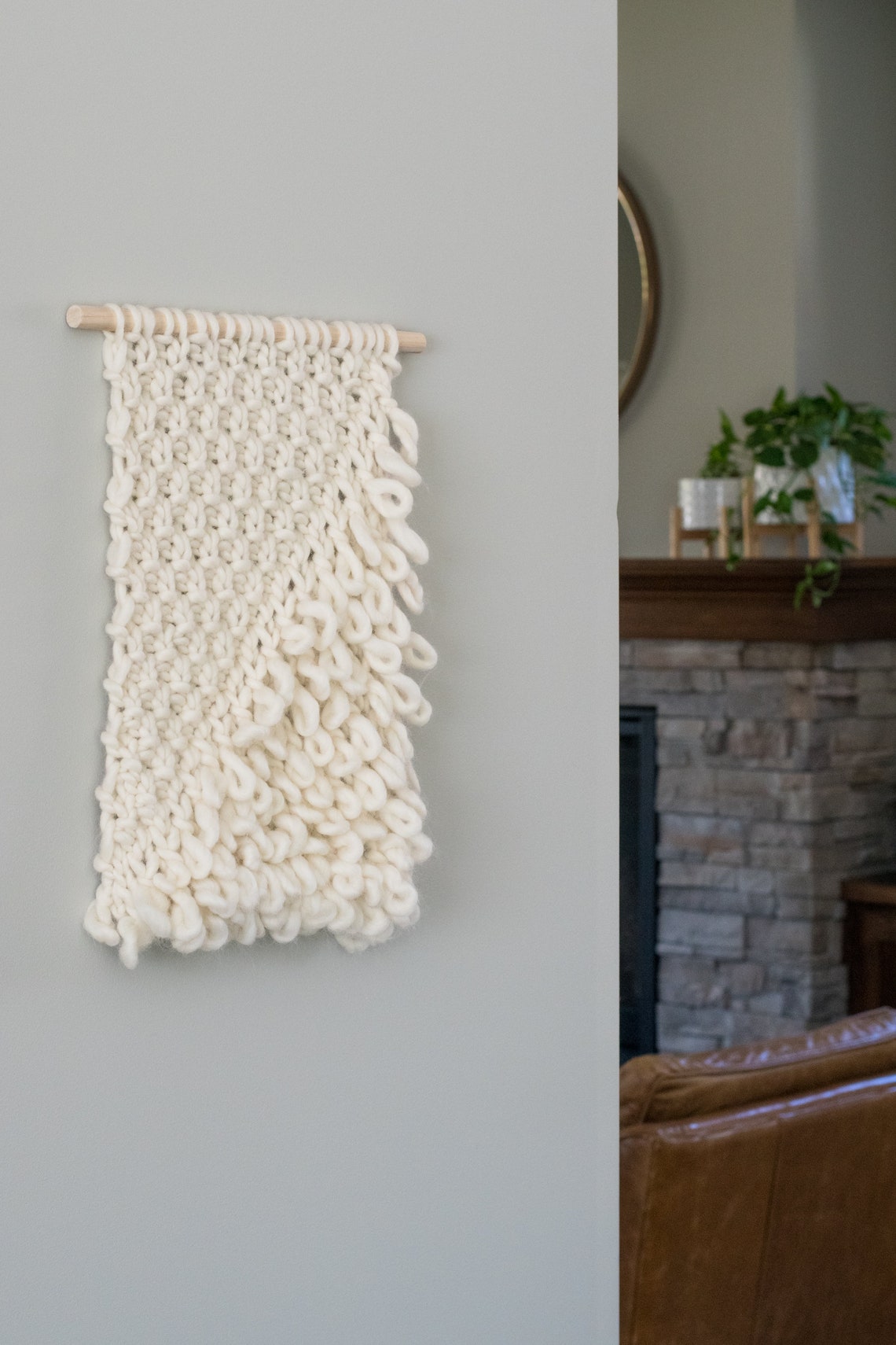 KNITTING PATTERN: Scandia Wall Hanging Knit Wall Hanging | Etsy