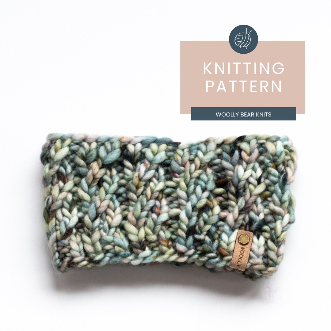 KNITTING PATTERN: Spinnaker Headband, Easy Knit Headband Pattern, Easy ...