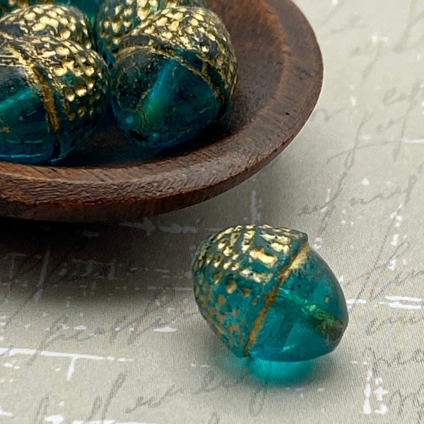 Acorn Beads - Etsy UK