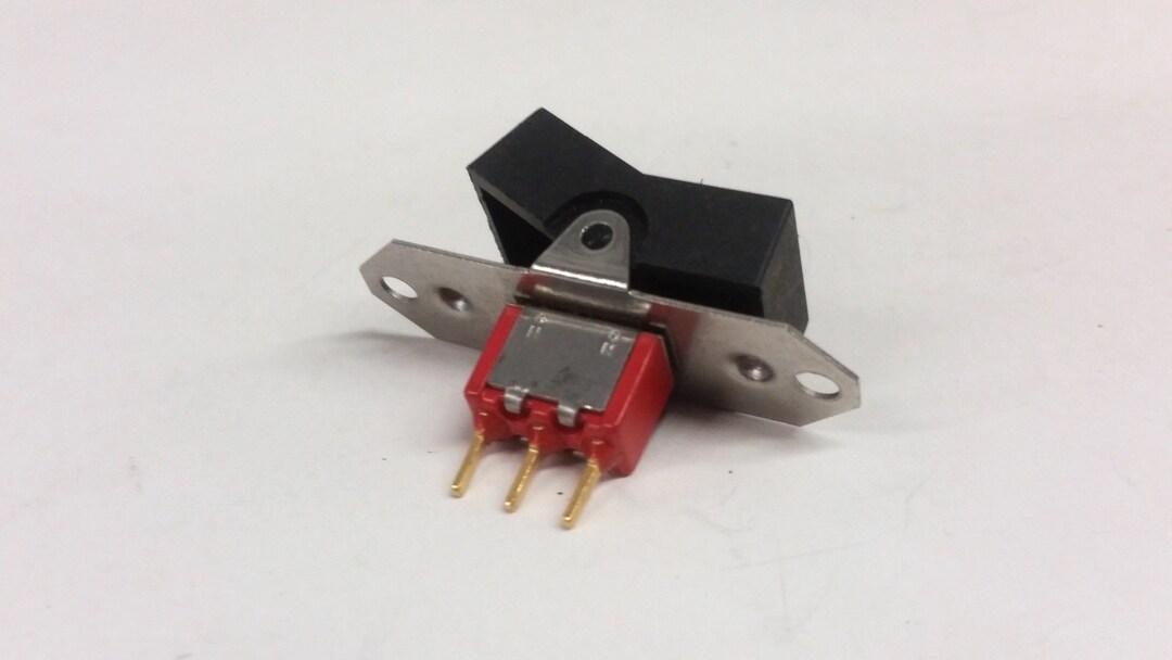 Superb C&K 7101 Black Rocker Switch for Vintage Computer Control Panel ...