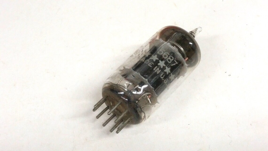 GE Five Star 5687 Twin Triode Audio Amp Tube VT-0542 - Etsy