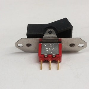 Superb C&K 7101 Black Rocker Switch for Vintage Computer Control Panel ...