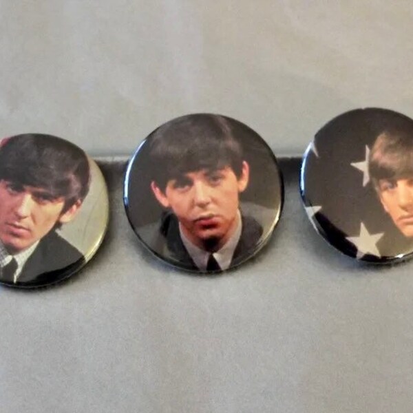 Beatles Buttons Set - Etsy