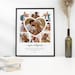 Personalized Heart Photo Collage, Custom Heart Collage, Wedding Photo ...
