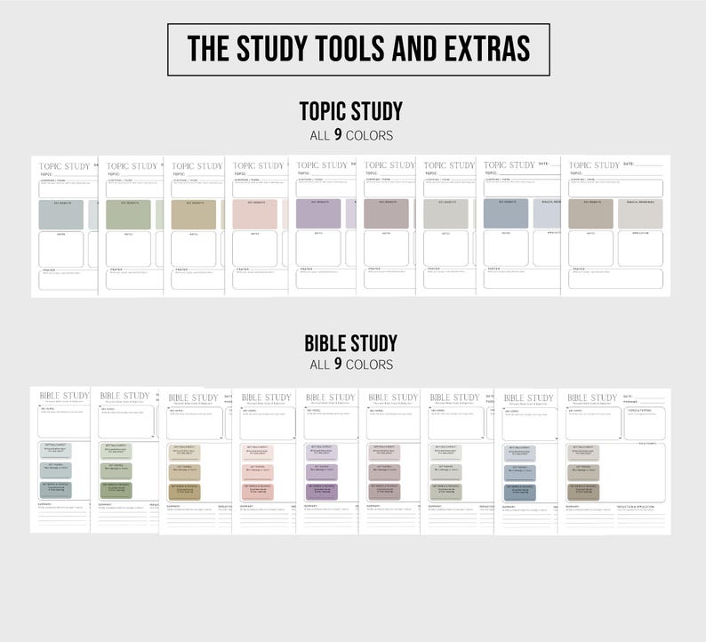 Ultimate Bible Bundle, Fully Hyperlinked Bible Study Guide, Summaries ...