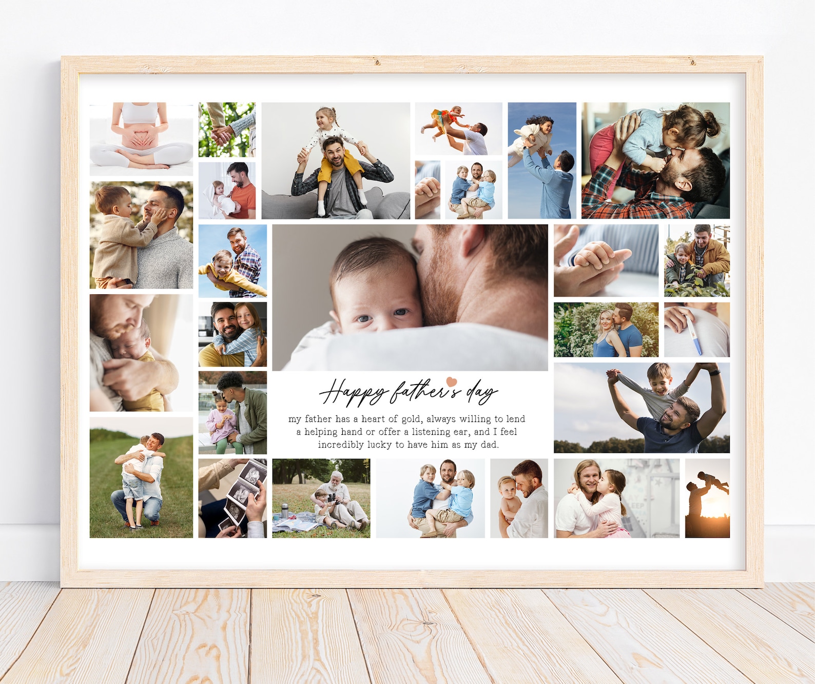 Personalized Picture Collage, Editable Photo Display, Memorable Gift ...