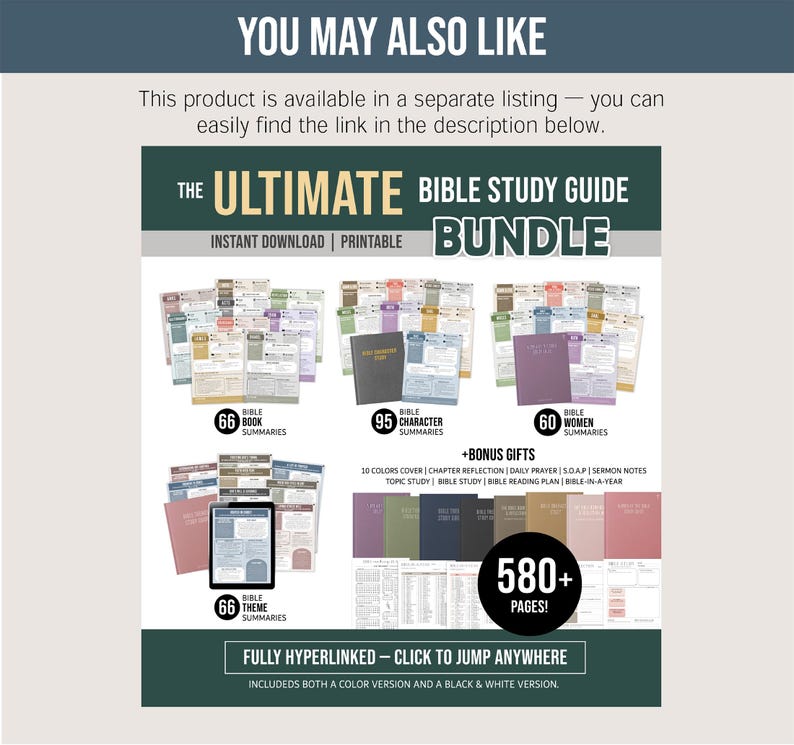 Books of the Bible Study Guides, Bible Book and Reflection 2 Sheet per ...