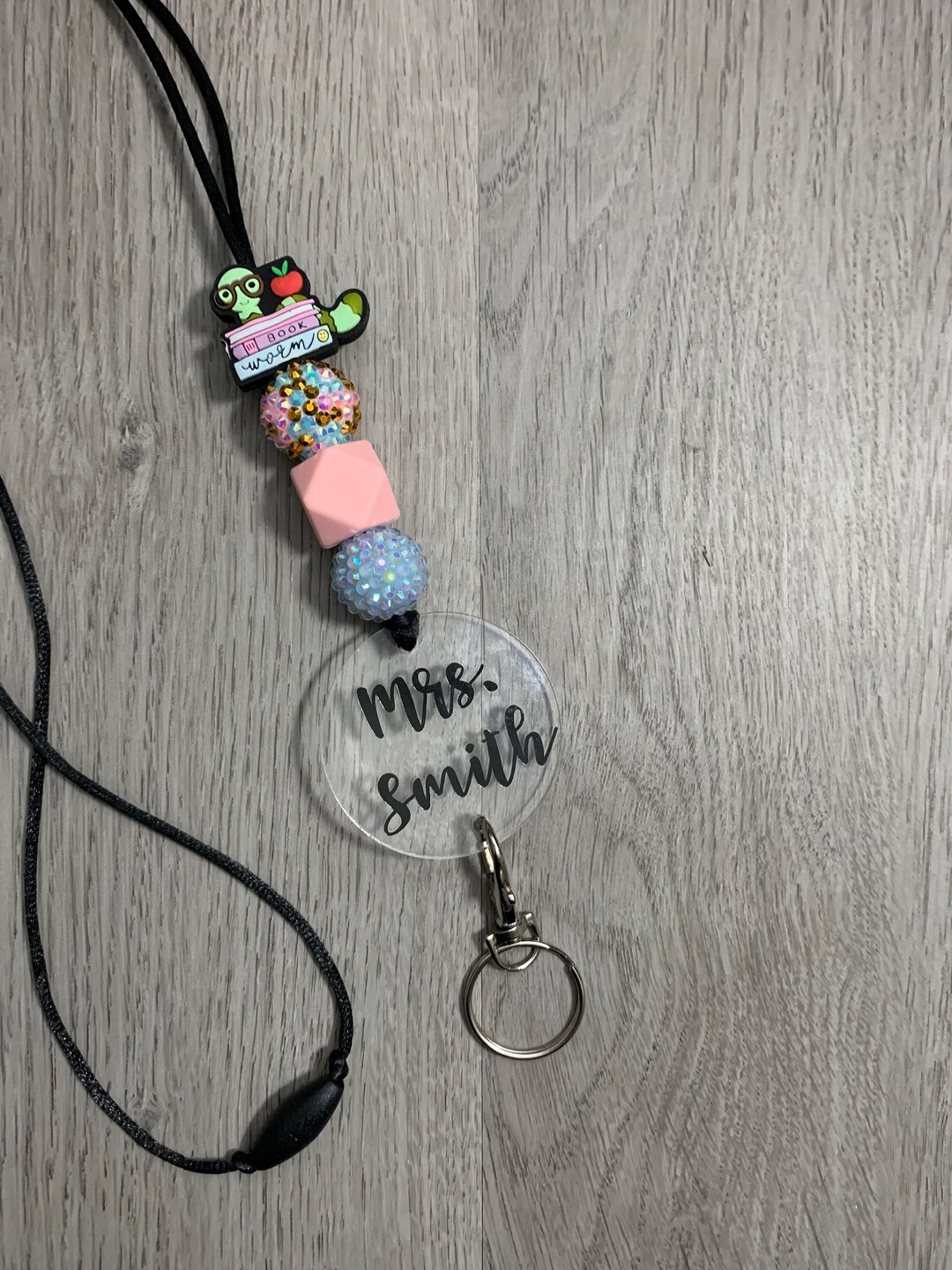 Personalized Lanyard, Teacher Lanyard, Badge Holder, ID Holder, Key ...